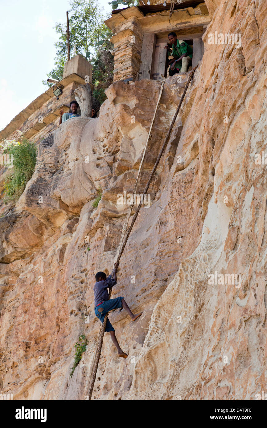 Debre Damo Monastery, Tigray, Ethiopia Stock Photo - Alamy