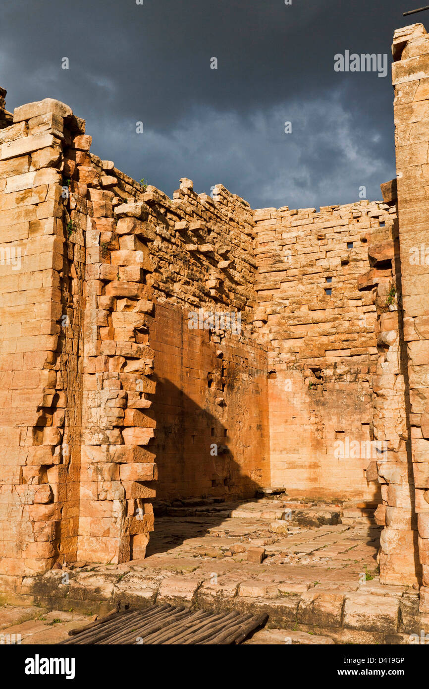 The temple of Yeha in Tigray, Ethiopia Stock Photo - Alamy