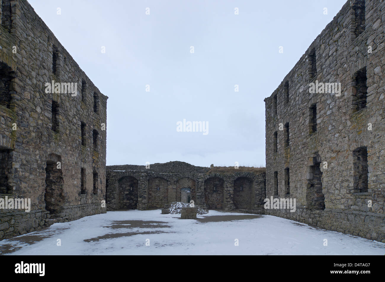 Ruins of Ruthven Barracks, Highland Region, Scotland Stock Photo - Alamy