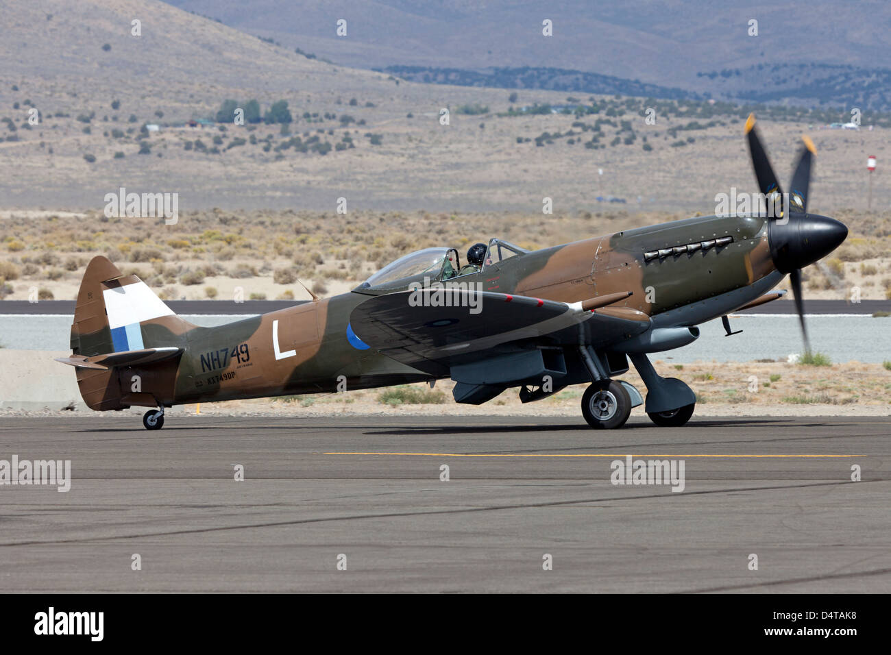 Supermarine Spitfire in Indian Air Force markings Stock Photo - Alamy