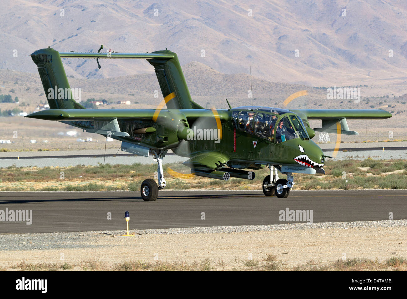 North American OV-10 Bronco forward observation aircraft Stock Photo ...