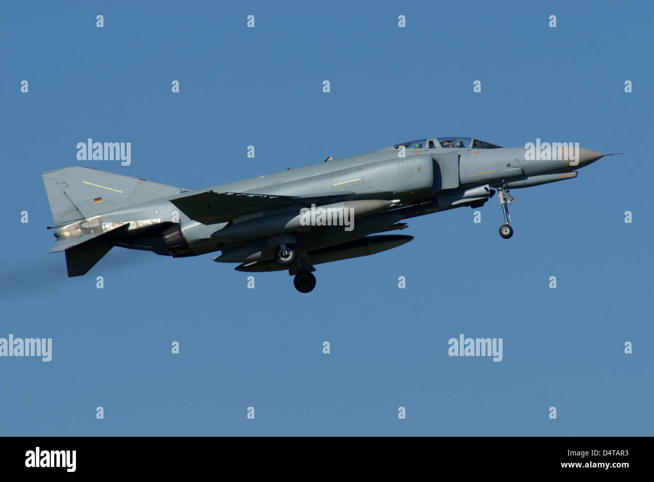 A German F-4F Phantom in flight, Florennes, Belgium Stock Photo - Alamy