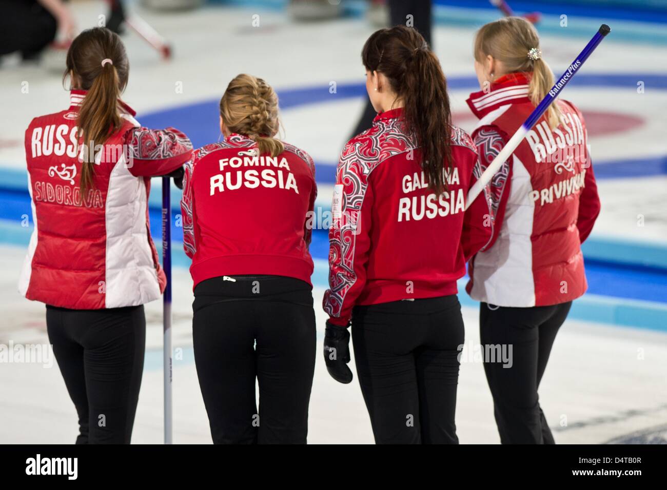 Russia team group (RUS), MARCH 18, 2013 - Curling : World Women's ...