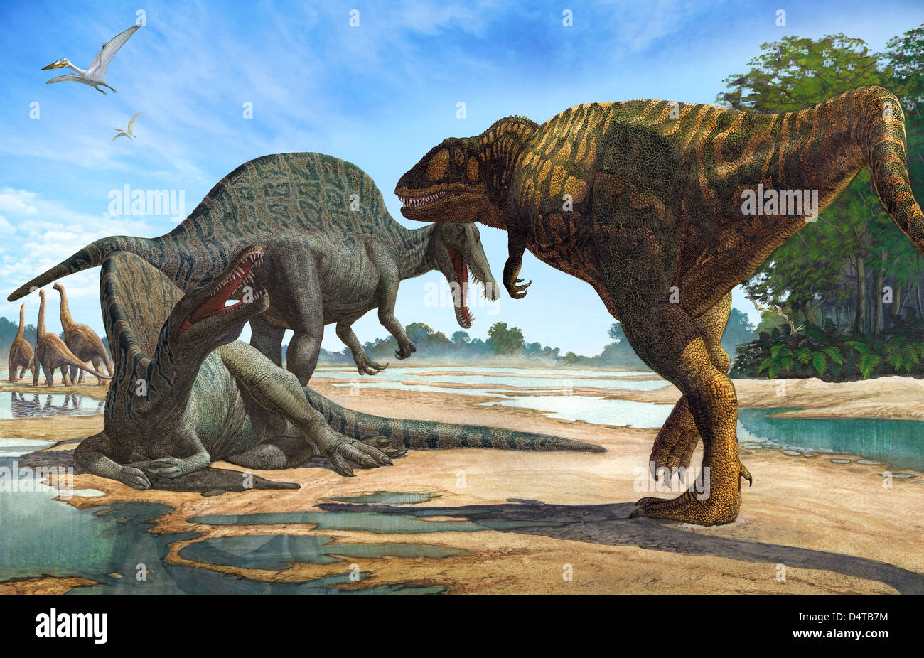 Carcharodontosaurus Vs Spinosaurus, El Dinosaurio Planetario Old Earth