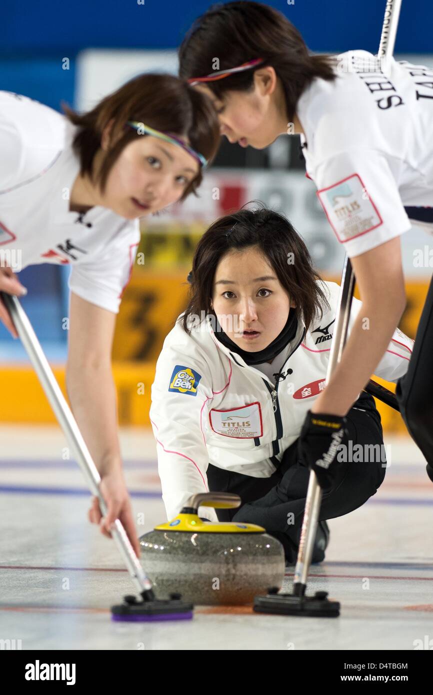 Satsuki Fujisawa (JPN), MARCH 18, 2013 - Curling : World Women's ...