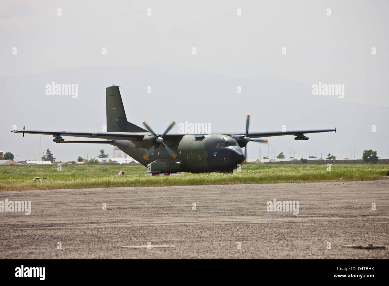 A German Air Force Transall C-160 taxis on the runway Stock Photo - Alamy
