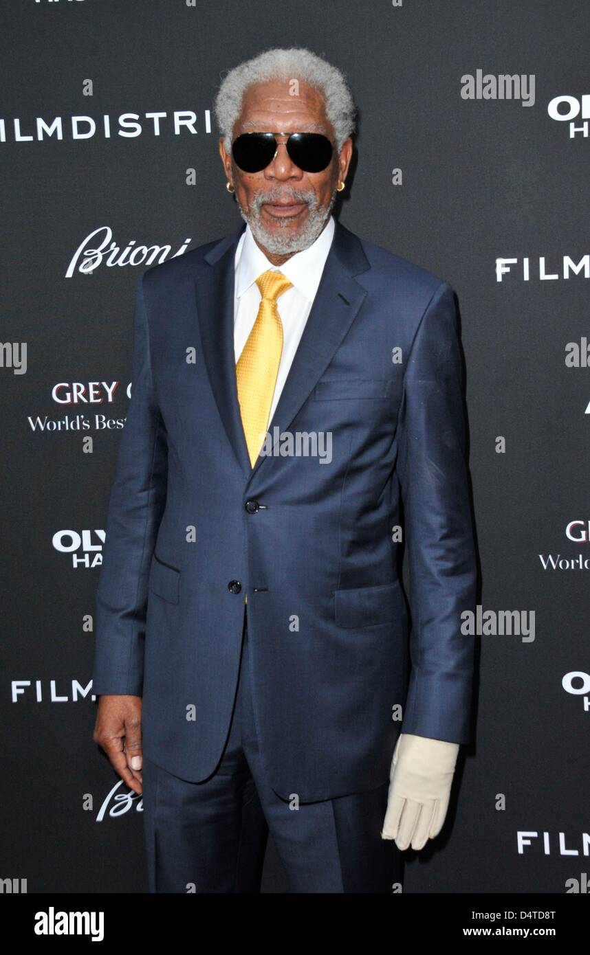 Morgan Freeman at arrivals for OLYMPUS HAS FALLEN Premiere, Cinerama ...