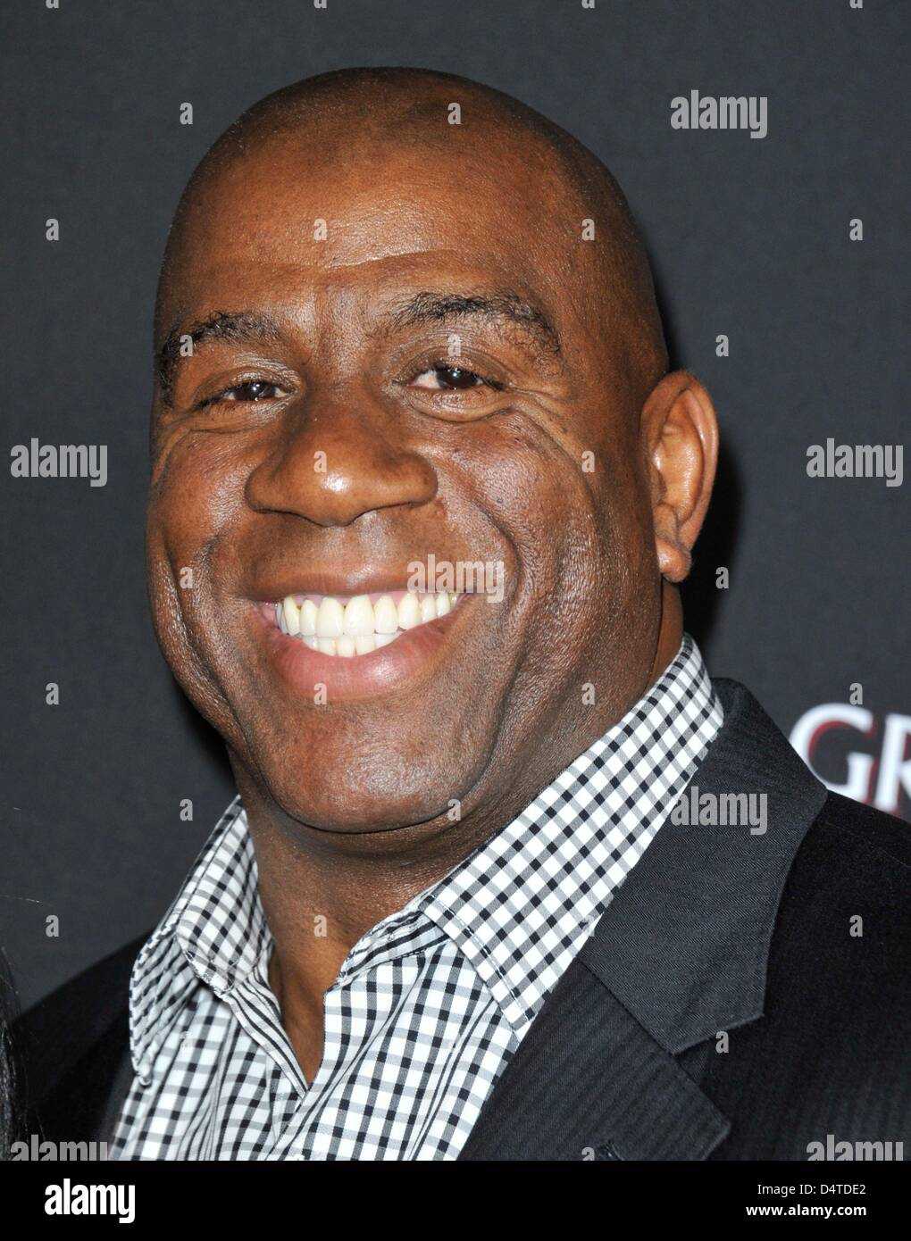 Magic Johnson at arrivals for OLYMPUS HAS FALLEN Premiere, Cinerama ...