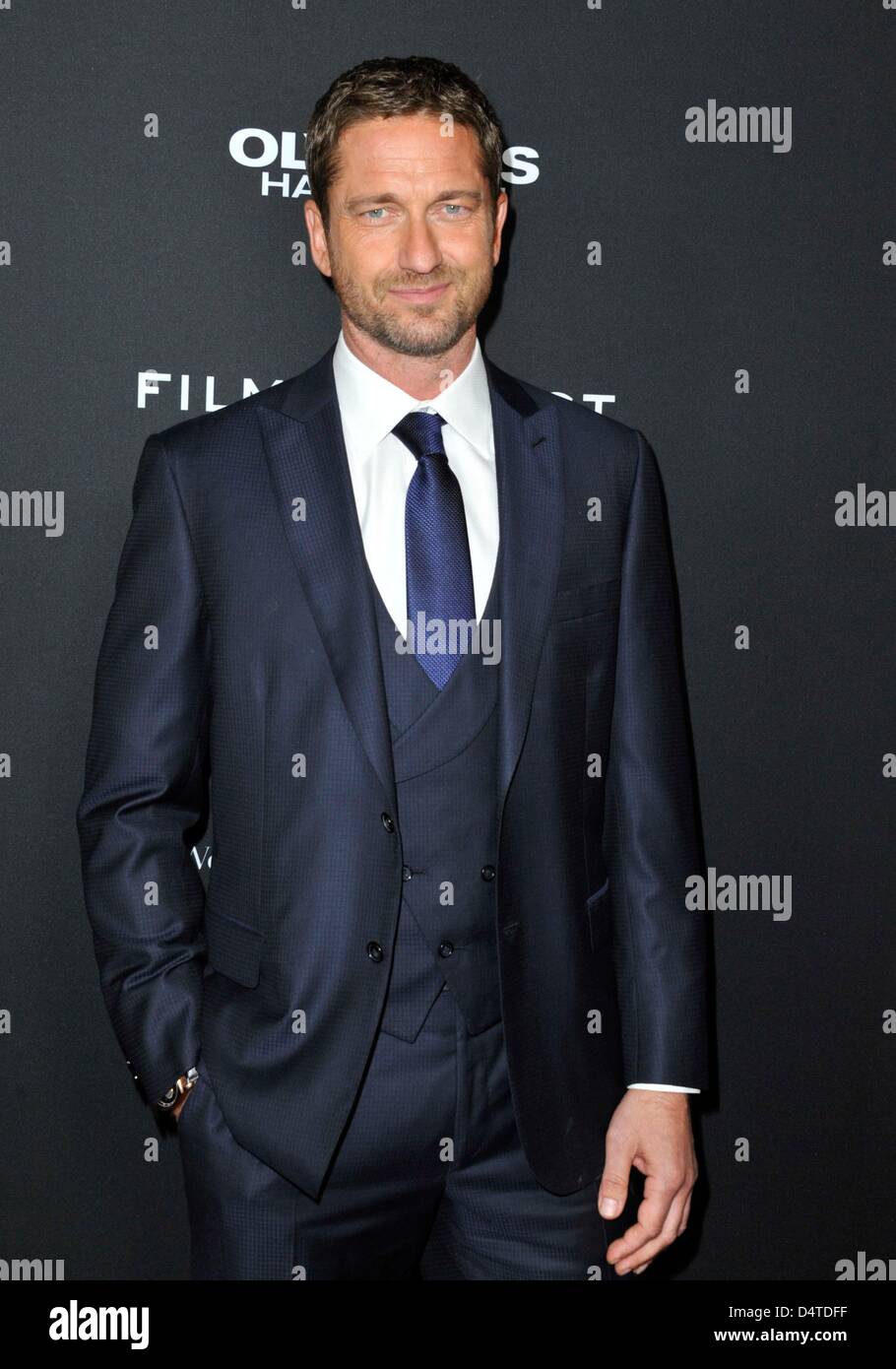 Gerald Butler at arrivals for OLYMPUS HAS FALLEN Premiere, Cinerama ...