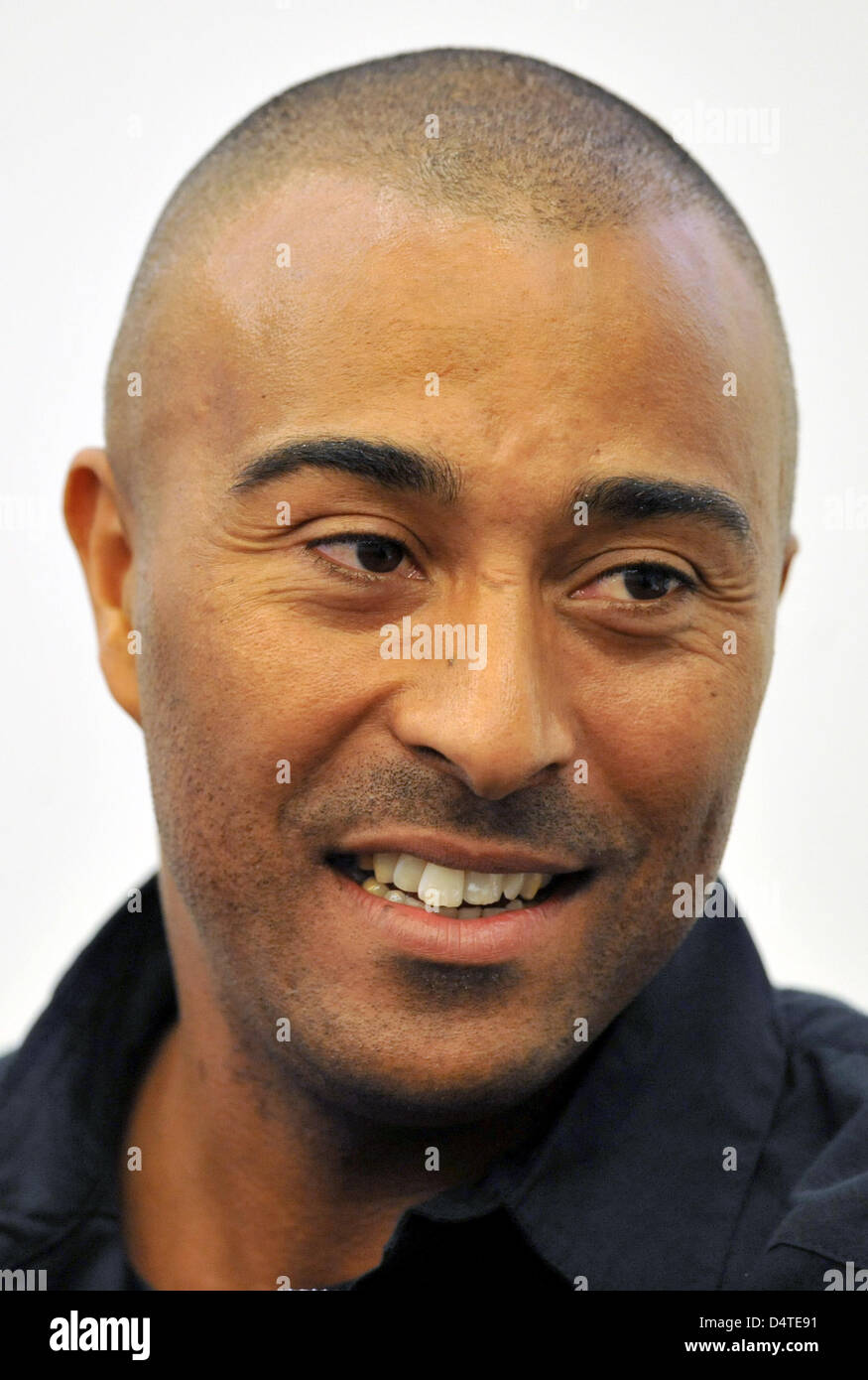 Colin Jackson, former world champion in hurdles, pictured during a ...