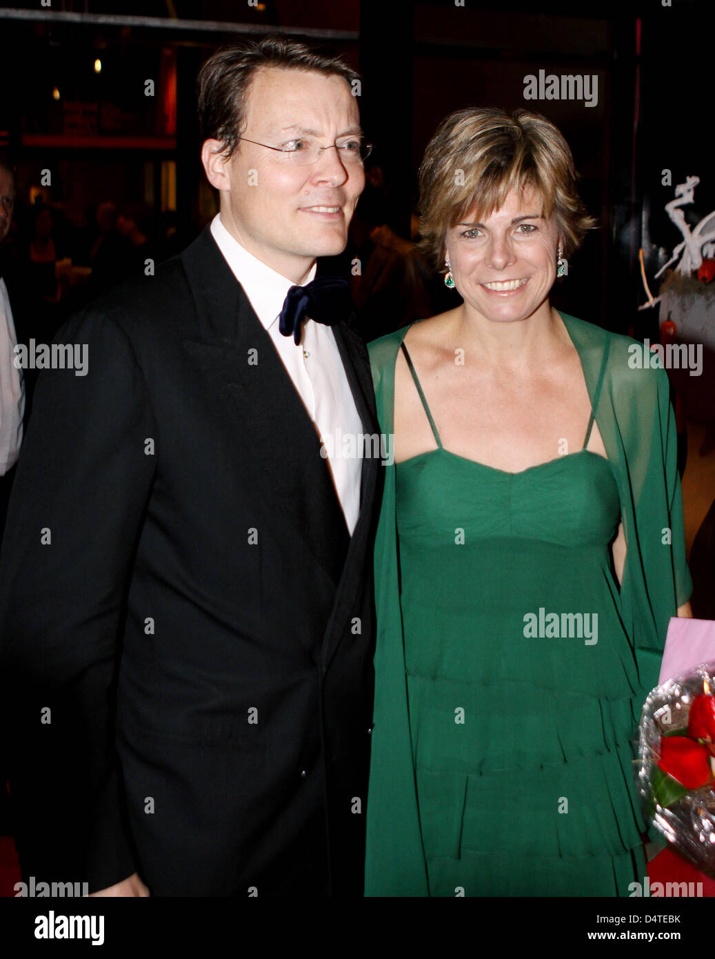 Dutch Prince Constantijn (L) and Princess Laurentien attend the opening perfomance of the ...