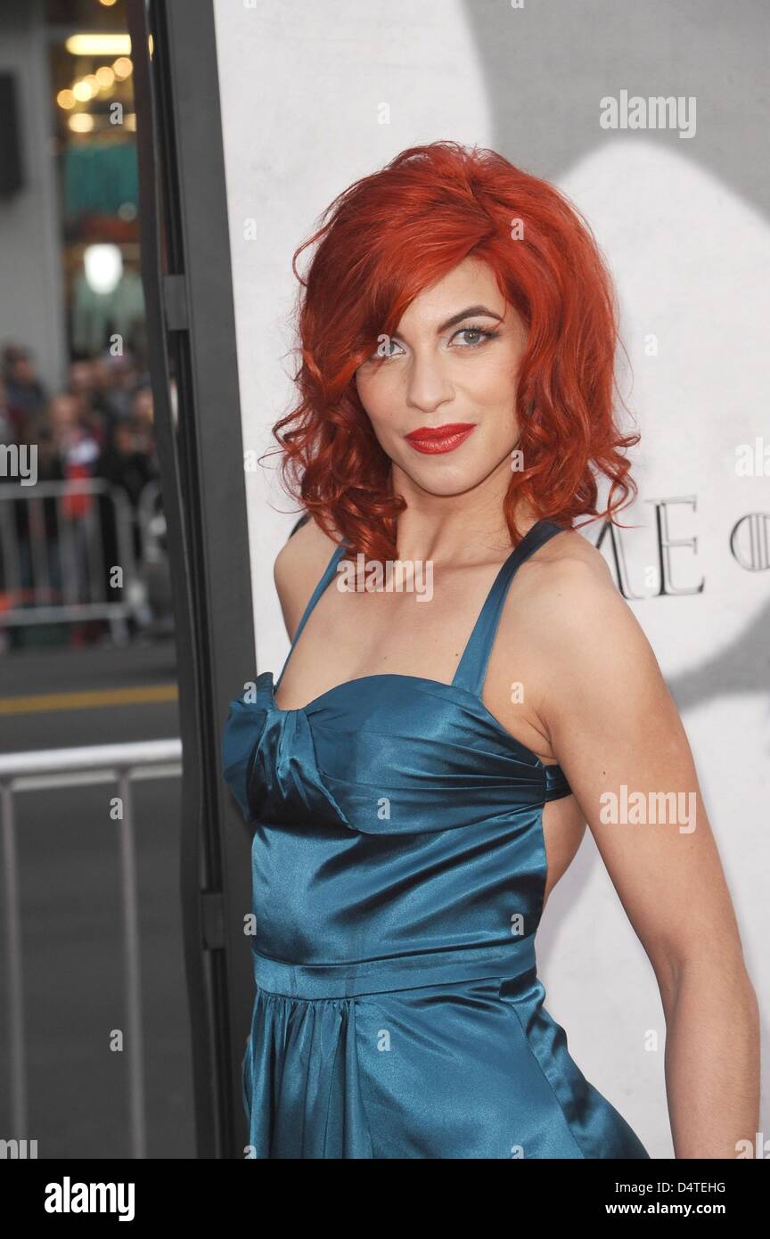 Los Angeles, USA. March 18, 2013.Natalie Tena at arrivals for GAME OF ...
