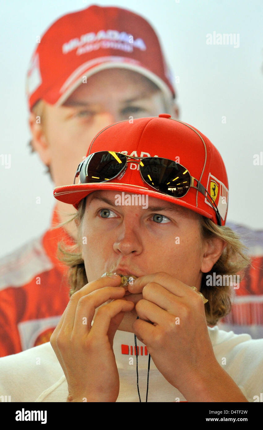 Finnish Formula One driver Kimi Raikkonen of Ferrari pictured in the ...