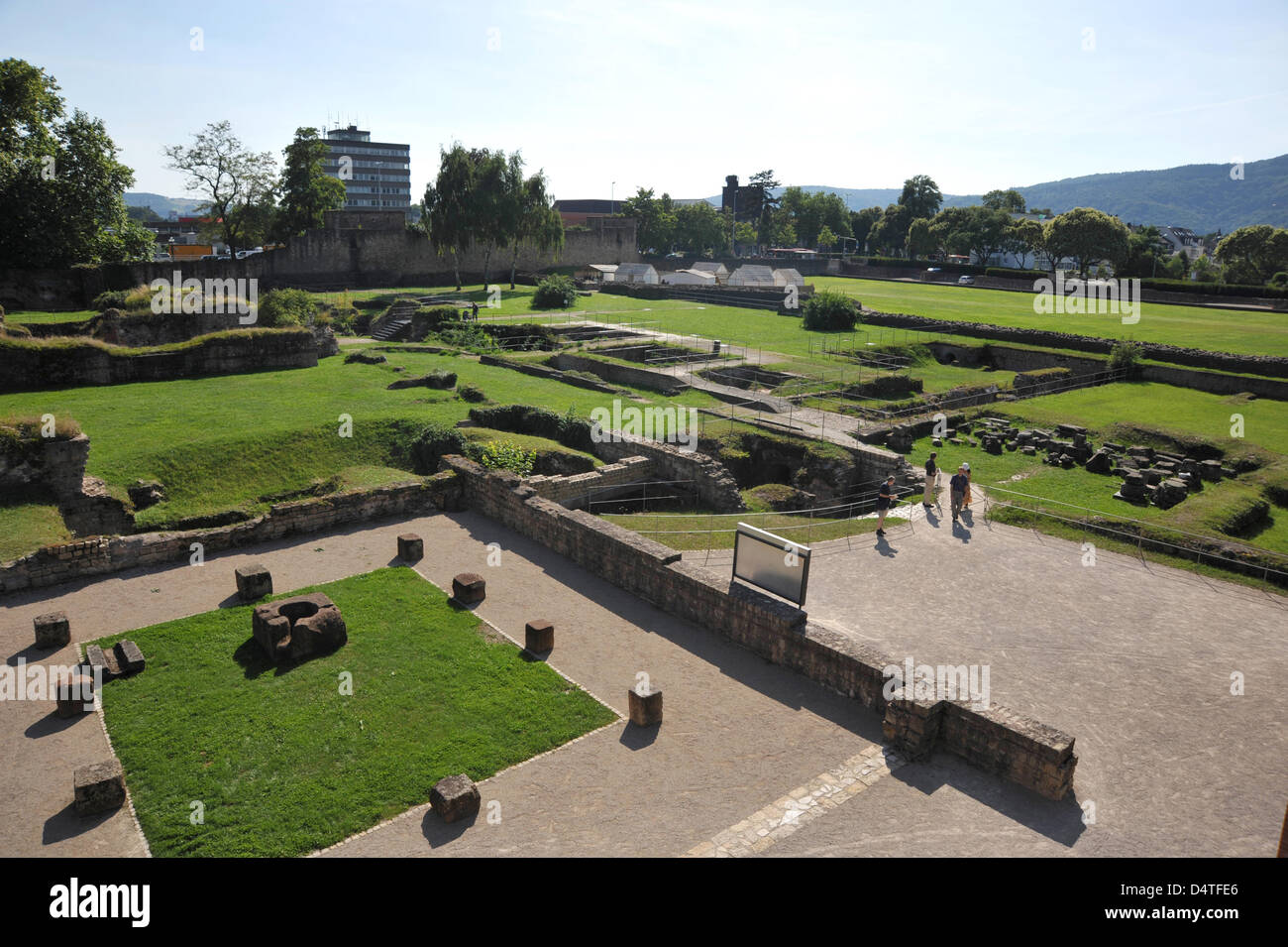 The ?Kaiertherme? (Emperor?s Thermal Bath) of Trier, Germany, August ...