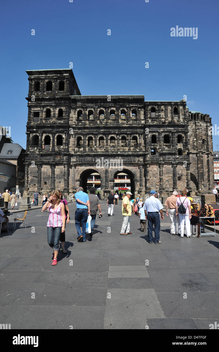 The ?Porta Nigra? in Trier, Germany, August 2009. The ?Porta Nigra ...
