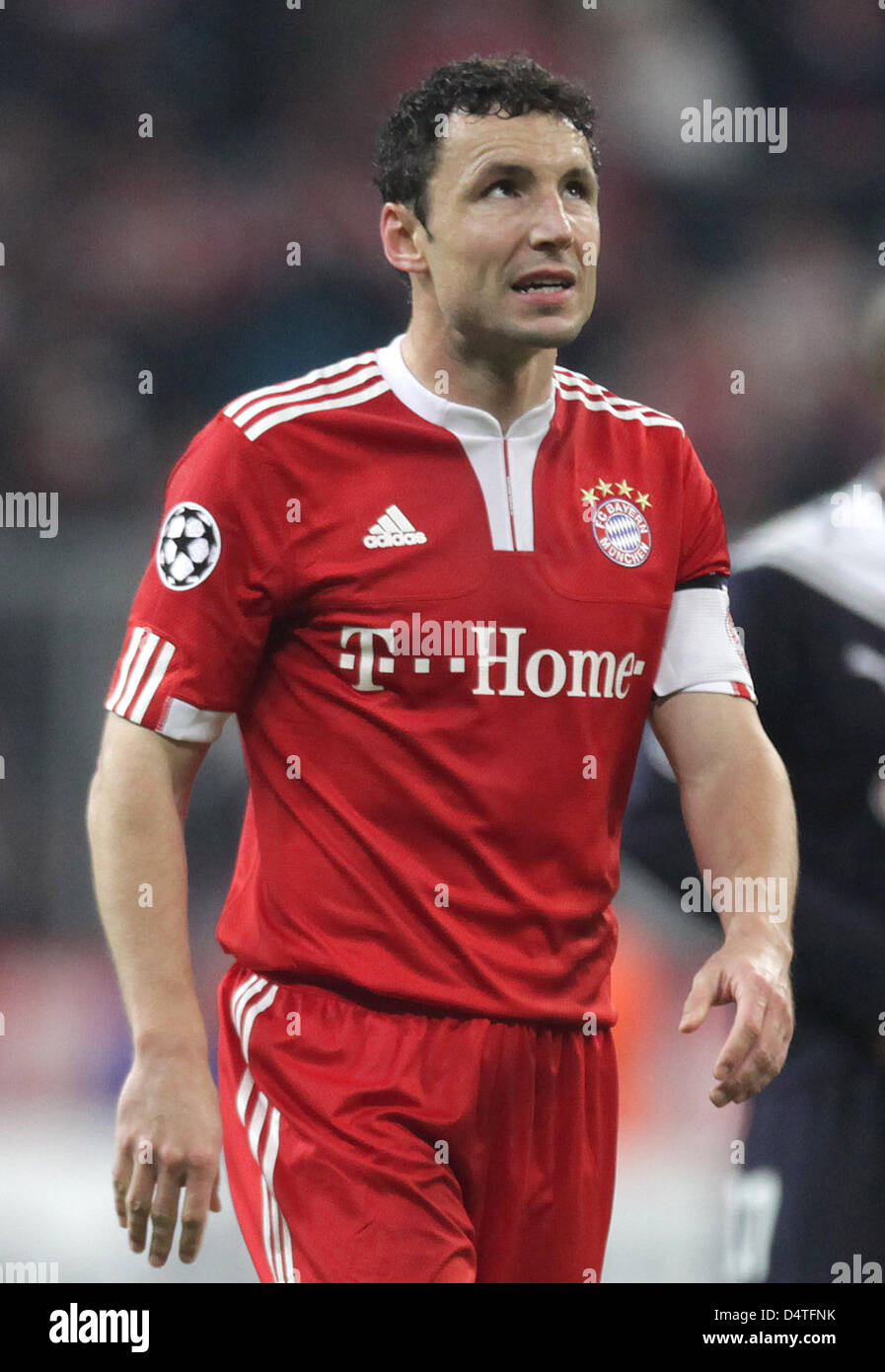 Bayern Munich?s Mark van Bommel pictured during the Champions League ...
