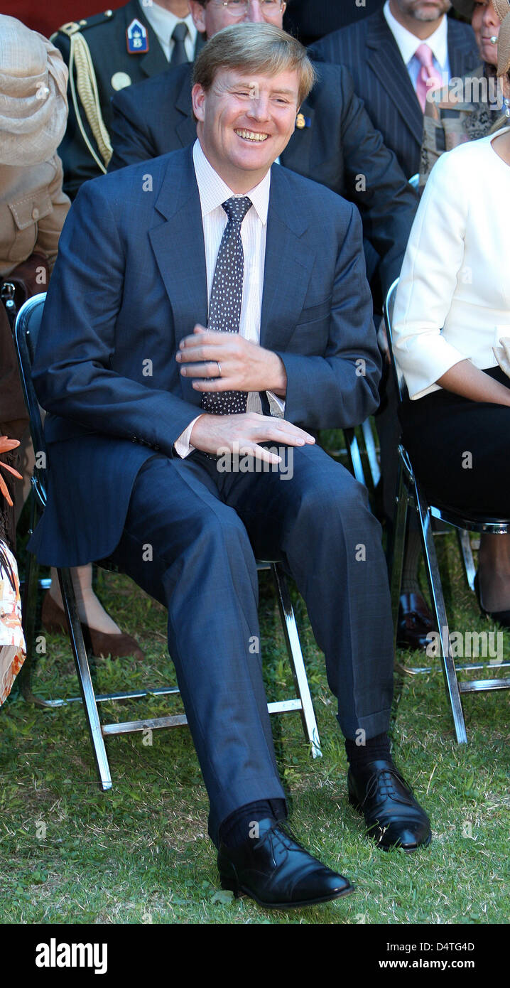 Crown Prince Willem-Alexander of the Netherlands on the second day of ...