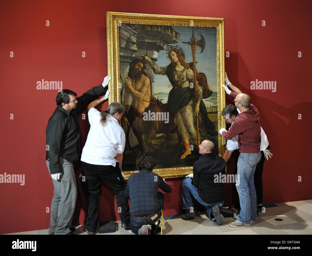 The painting ?Minerva and the Centaur? by Italian artist Sandro ...