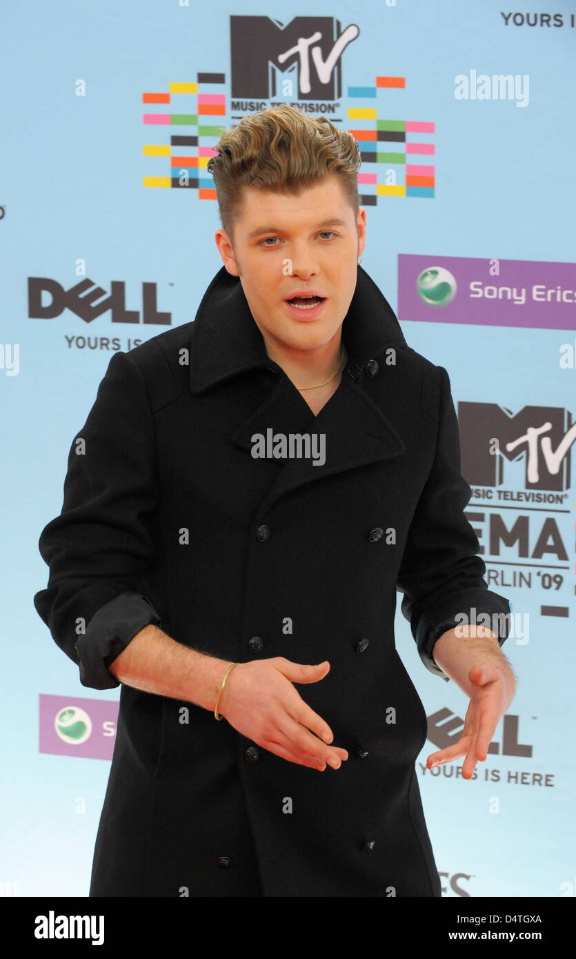 Australian singer Daniel Merriweather arrives for the MTV Europe Music ...