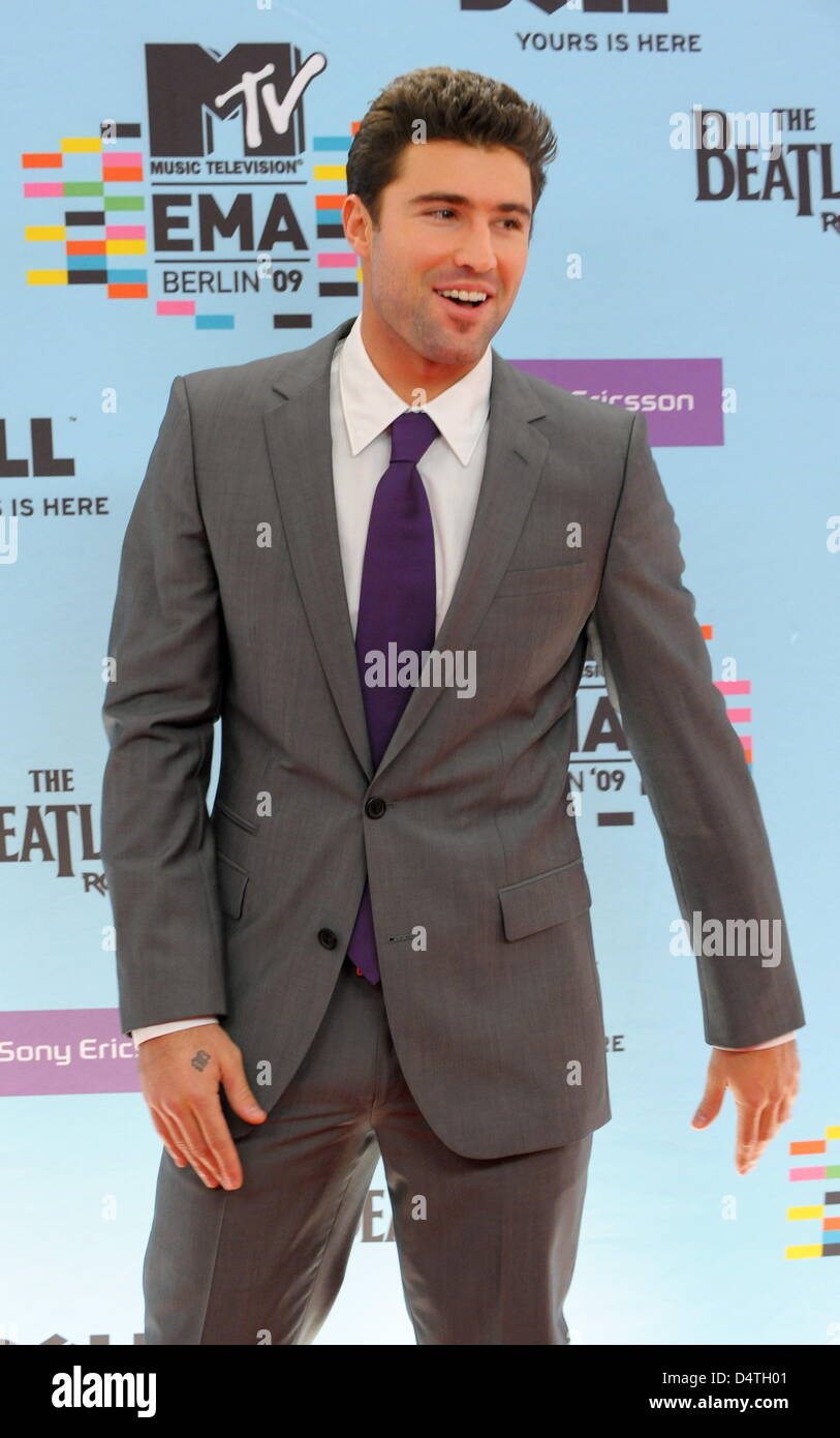 US model Brody Jenner arrives for the MTV Europe Music Awards at O2 ...