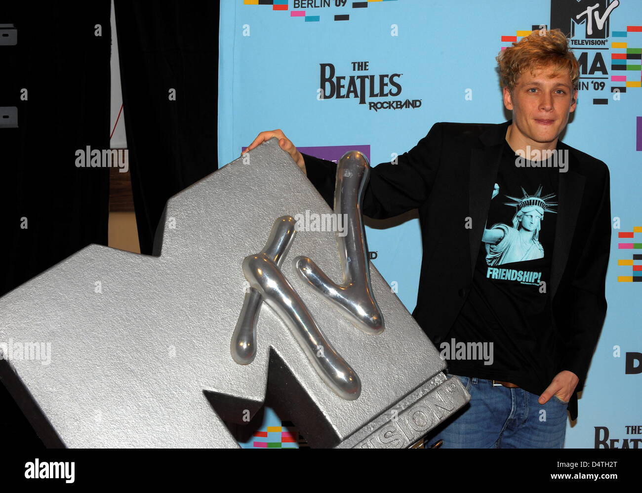 German actor Matthias Schweighoefer poses during a photo call at the ...