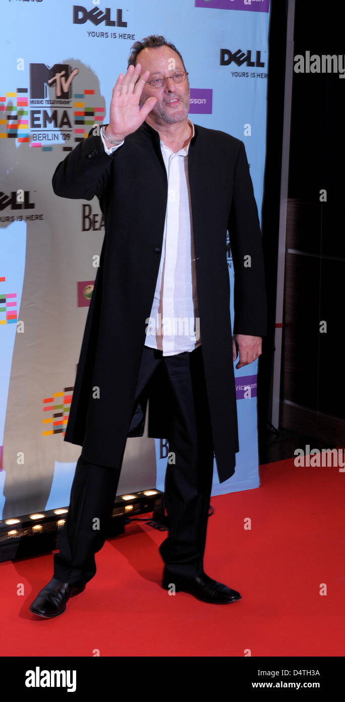 French actor Jean Reno poses during a photo call at the MTV Europe ...