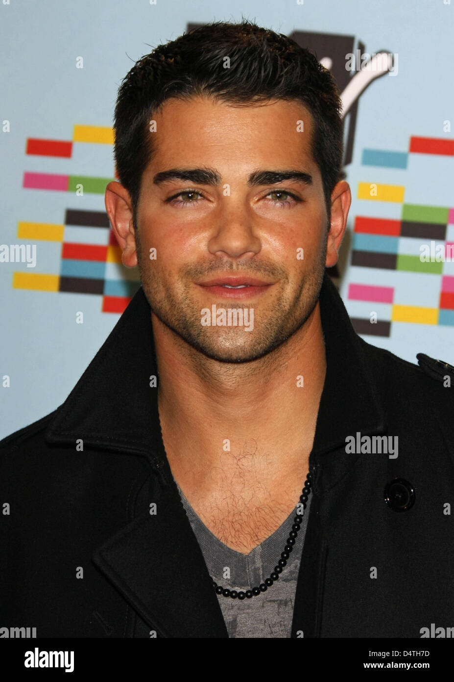 US actor Jesse Metcalfe poses during a photo call at the MTV Europe ...
