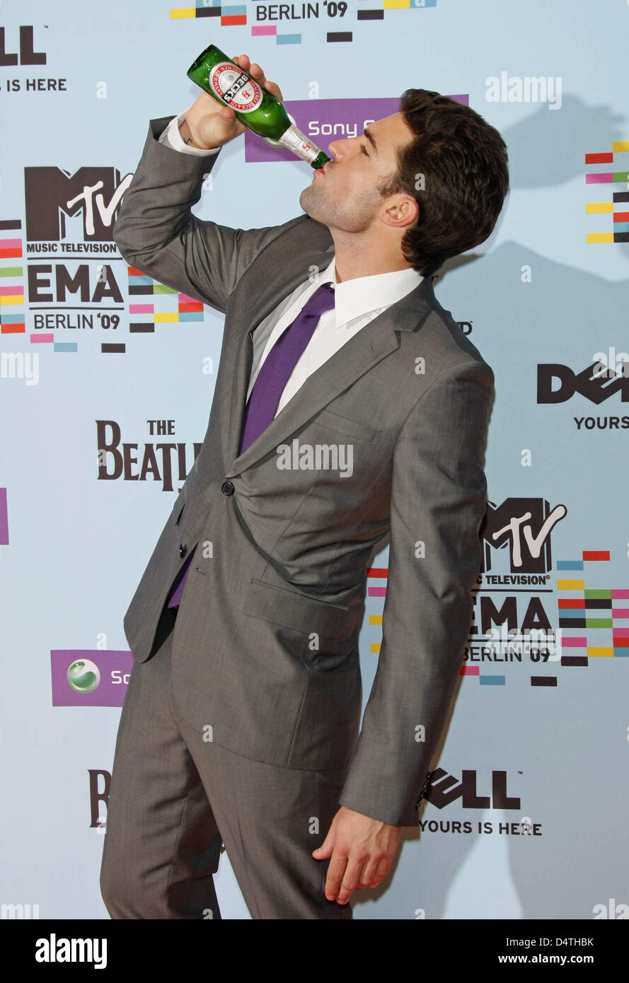 US actor Brody Jenner poses in the press room at the MTV Europe Music ...