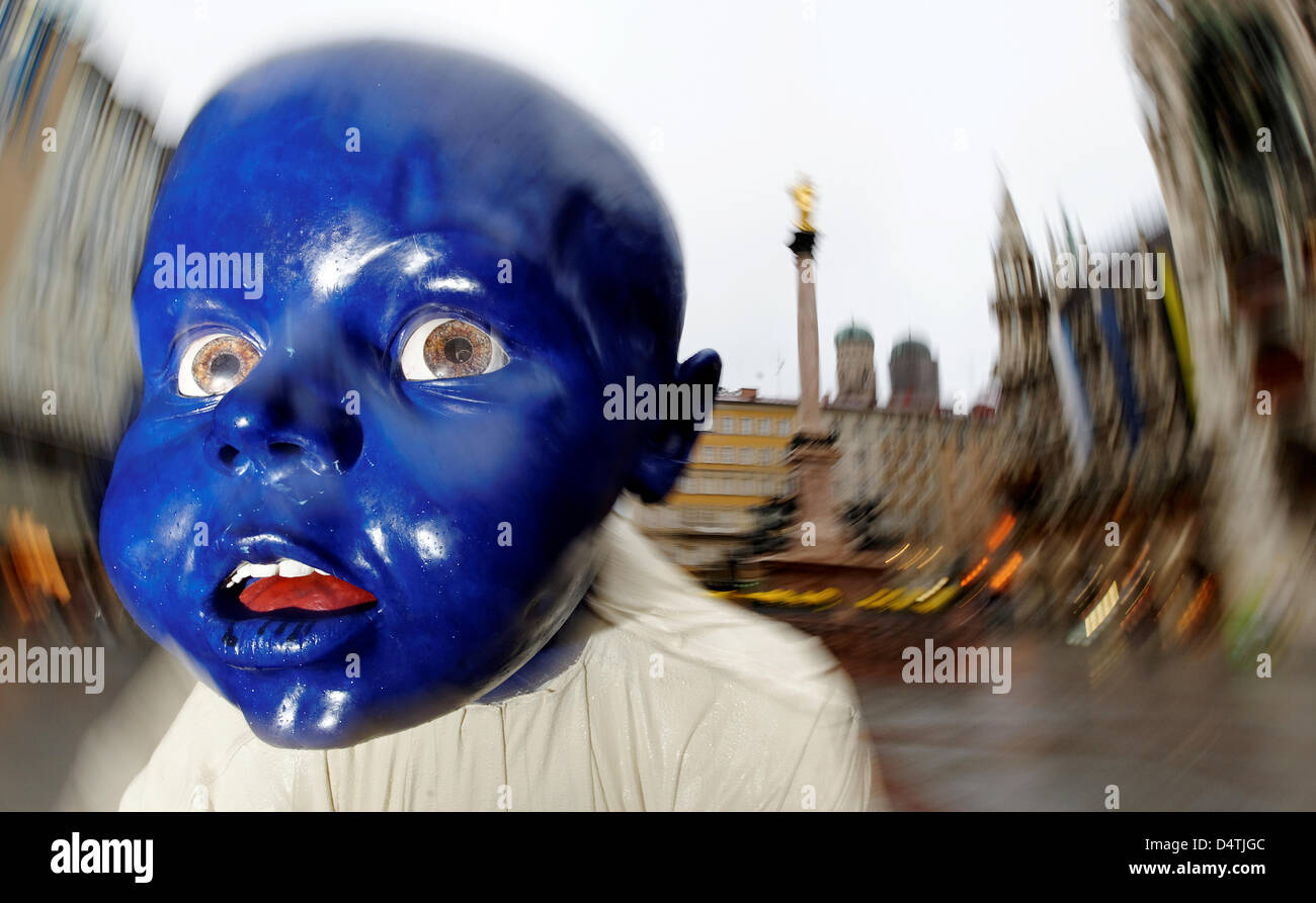 A 5 metres long and 2.40 metres high plastic sculpture entitled ?Baby ...