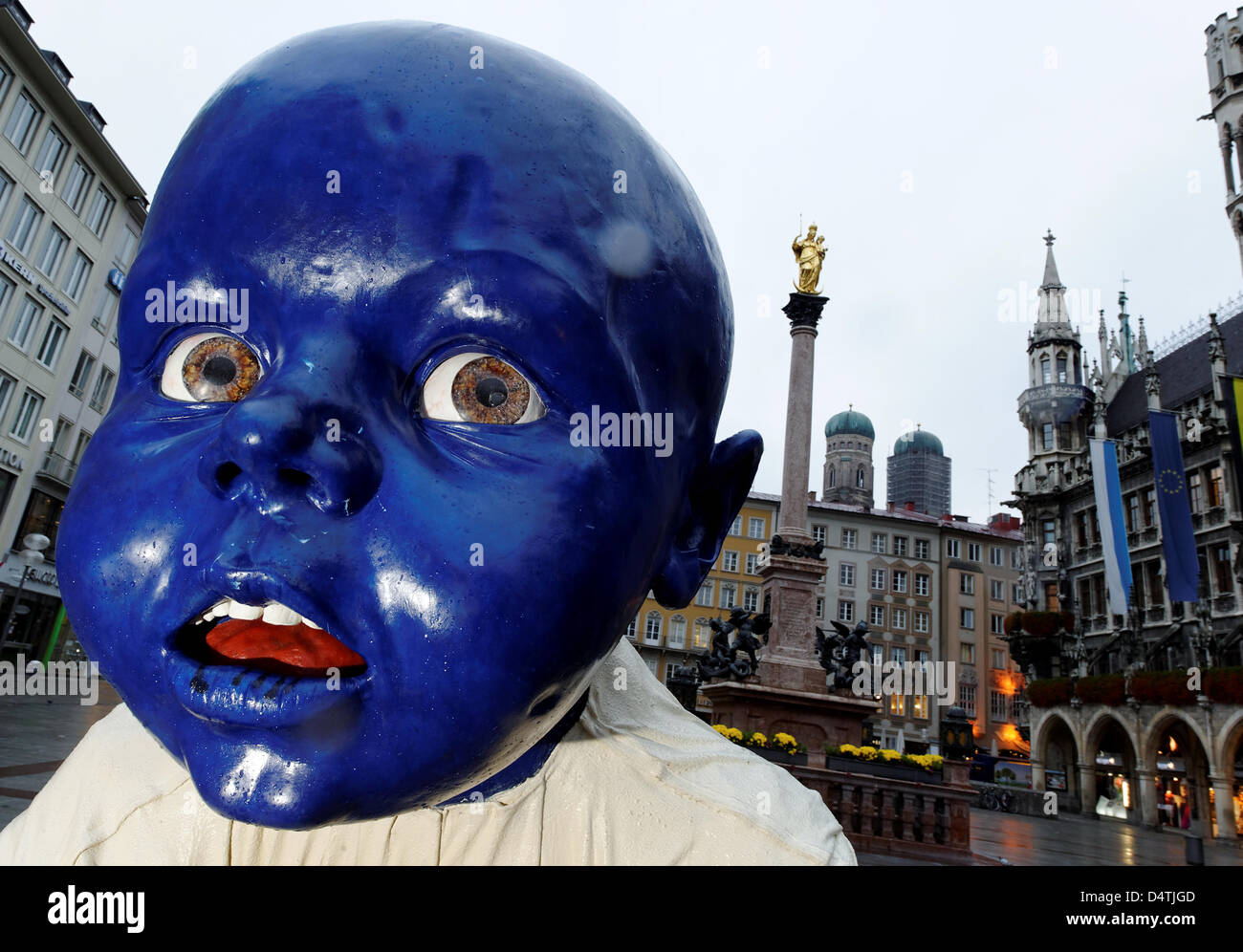 A 5 metres long and 2.40 metres high plastic sculpture entitled ?Baby ...