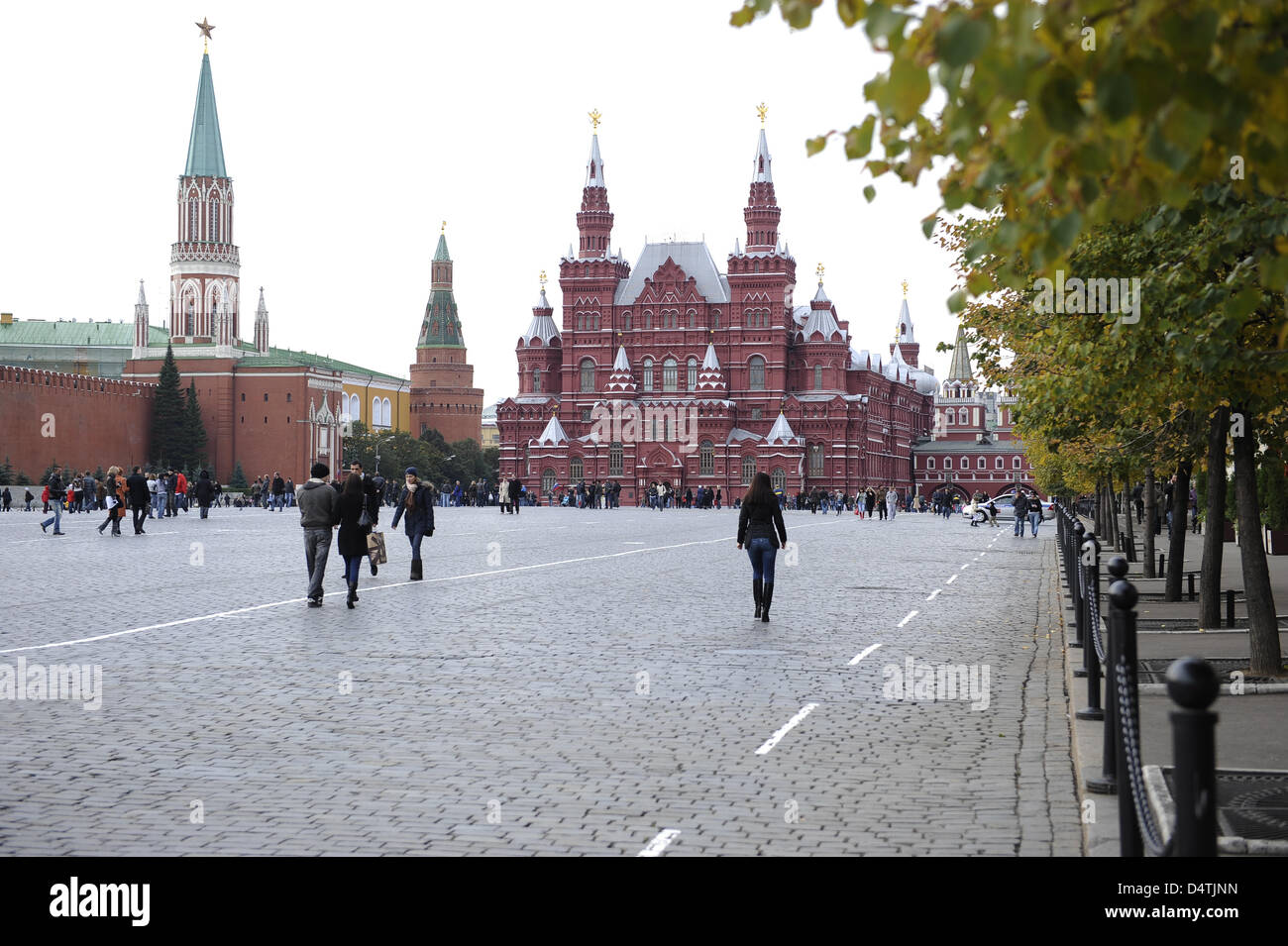 The Red Square in Moscow, Russia, 11 October 2009. Photo: Achim ...