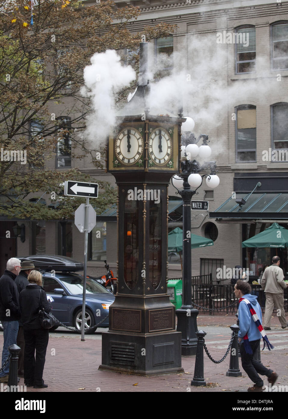 The Steam Clock which is powered by a steam engine is one of the sights ...