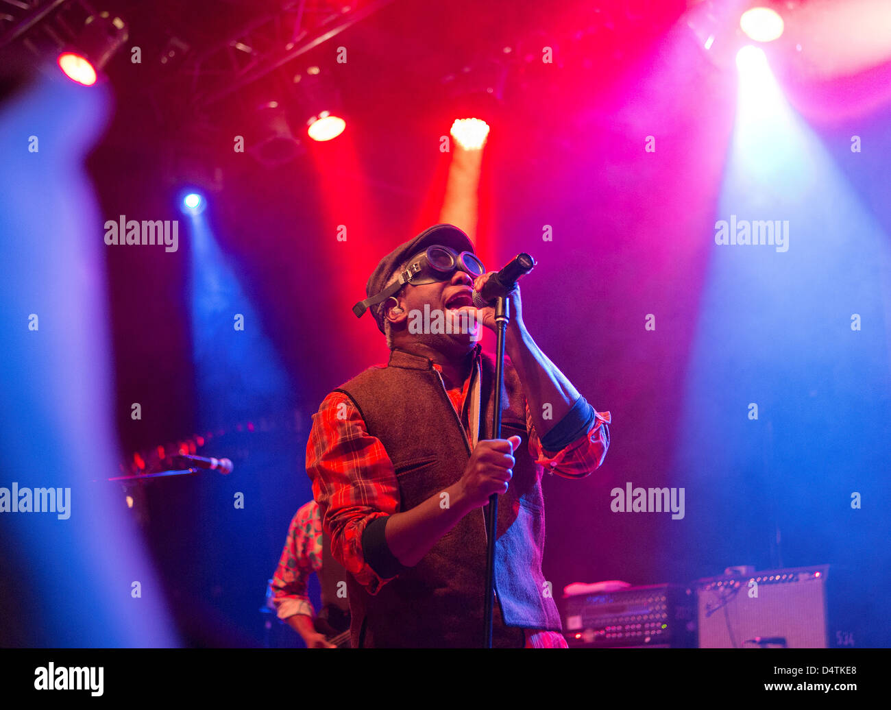 Corey Glover frontman US hard-rock bank Living Colour performs on stage ...