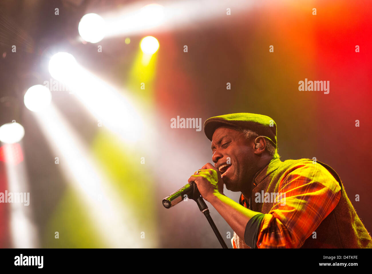 Corey Glover frontman US hard-rock bank Living Colour performs on stage ...