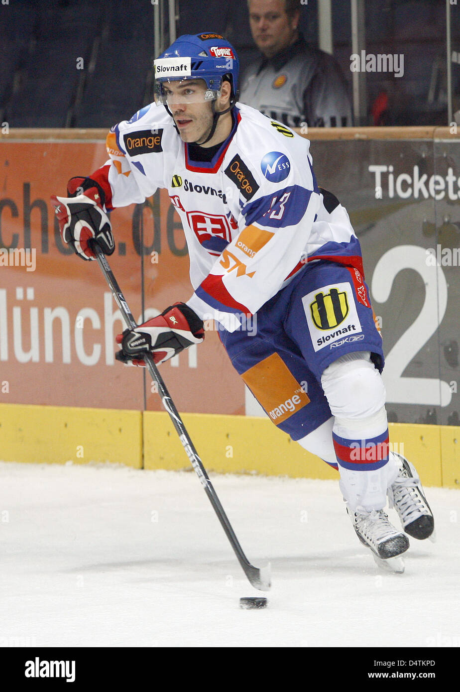 Slovakia?s Peter Fruehauf seen in action during the German Cup match ...