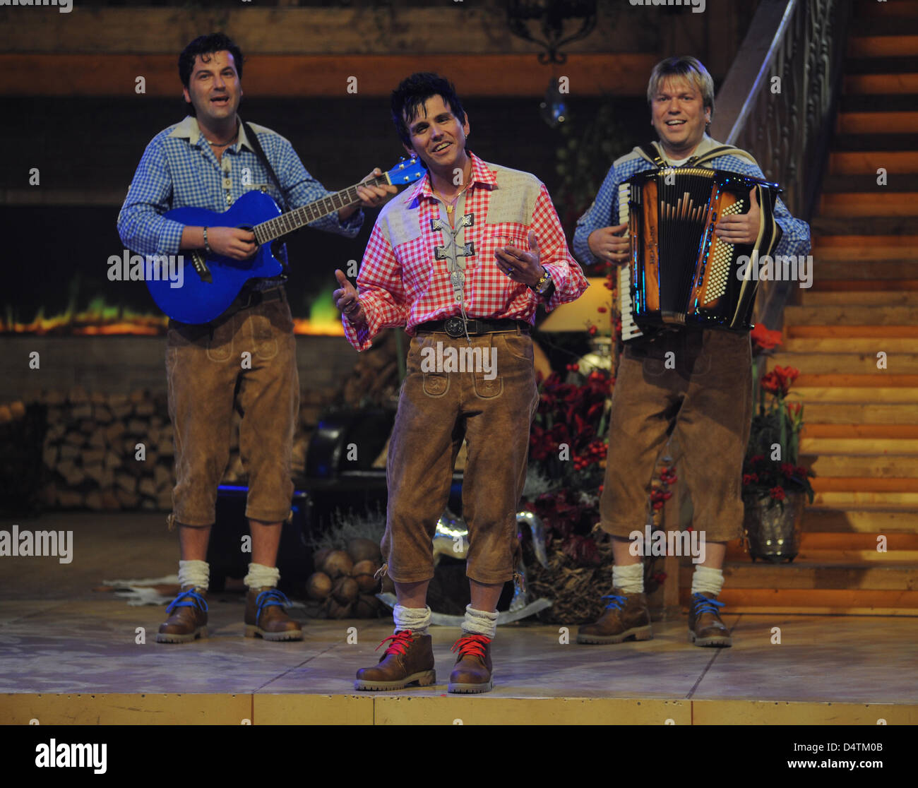 The ?Musikapostel? perform on stage during the dress rehearsal for the ...