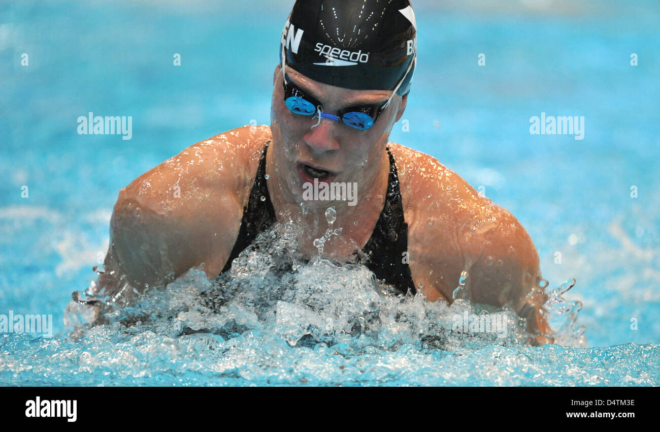 German swimmer Kerstin Vogel in action during a women?s 100m ...