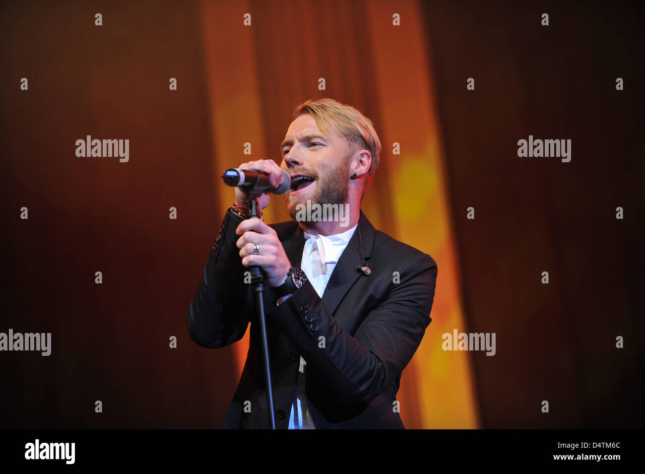 British musician Ronan Keating performs at the UNESCO Charity Gala 2009 ...