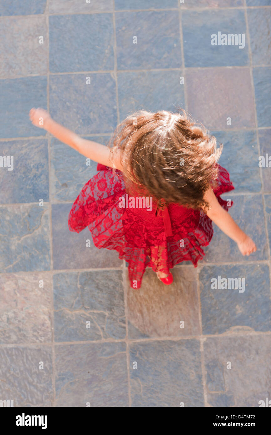 Woman in a dress spinning hi-res stock photography and images - Alamy