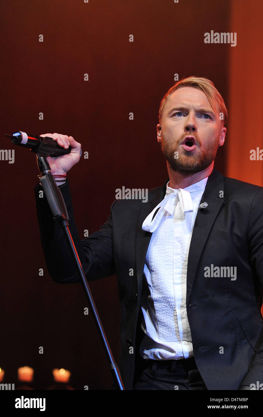 British musician Ronan Keating performs at the UNESCO Charity Gala 2009 ...