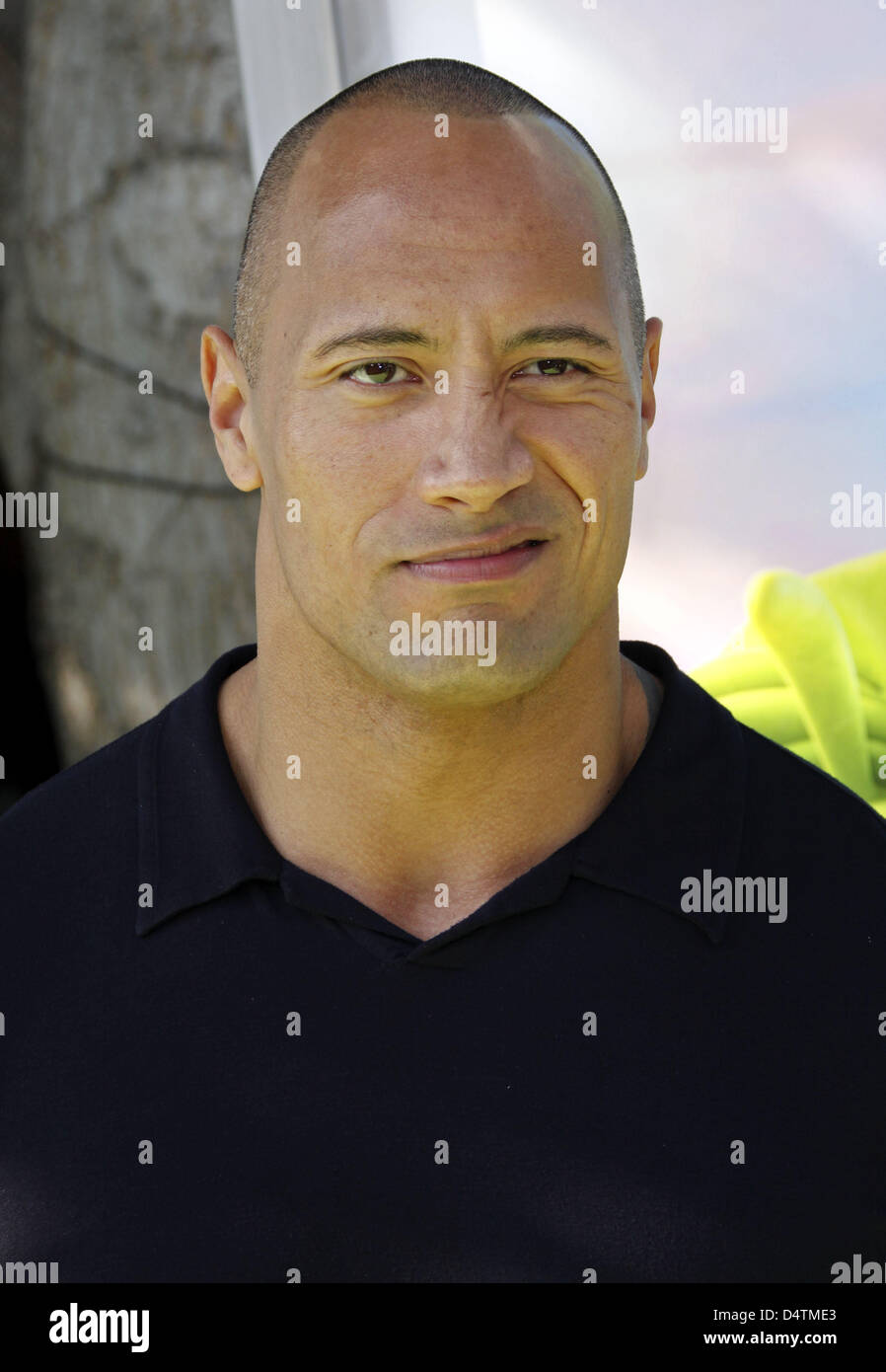 US actor Dwayne ?The Rock? Johnson arrives at the premiere of the film ...