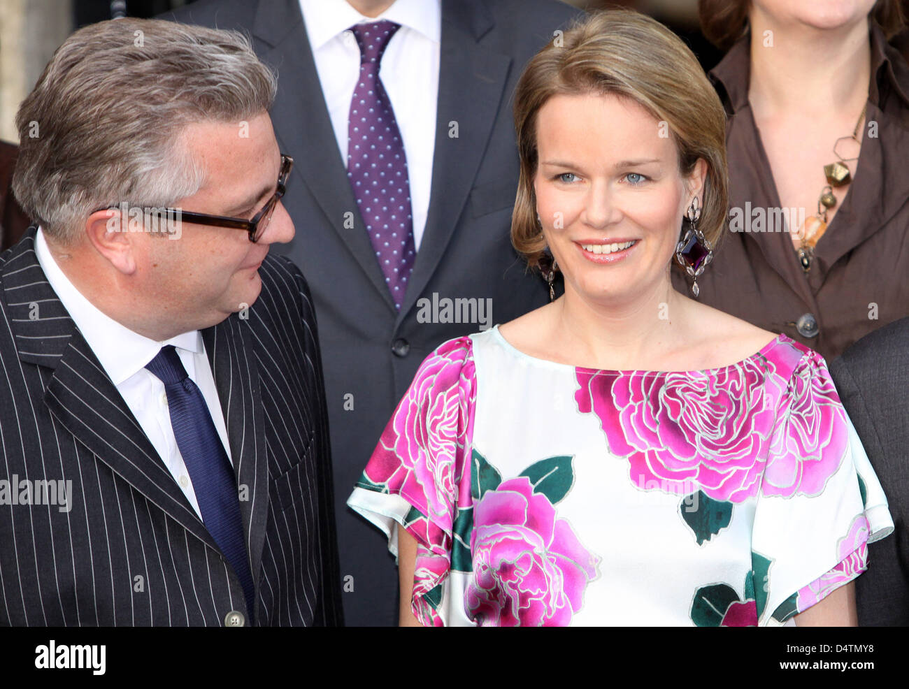Crown Princess Mathilde of Belgium and Prince Laurent attend the annual ...
