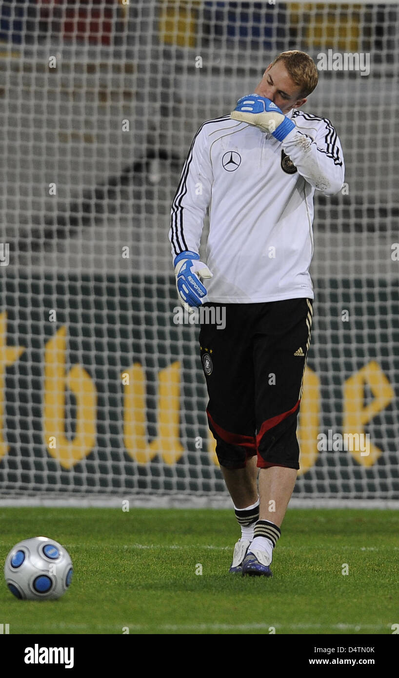 Germany?s goal keeper Manuel Neuer pictured during the German national ...