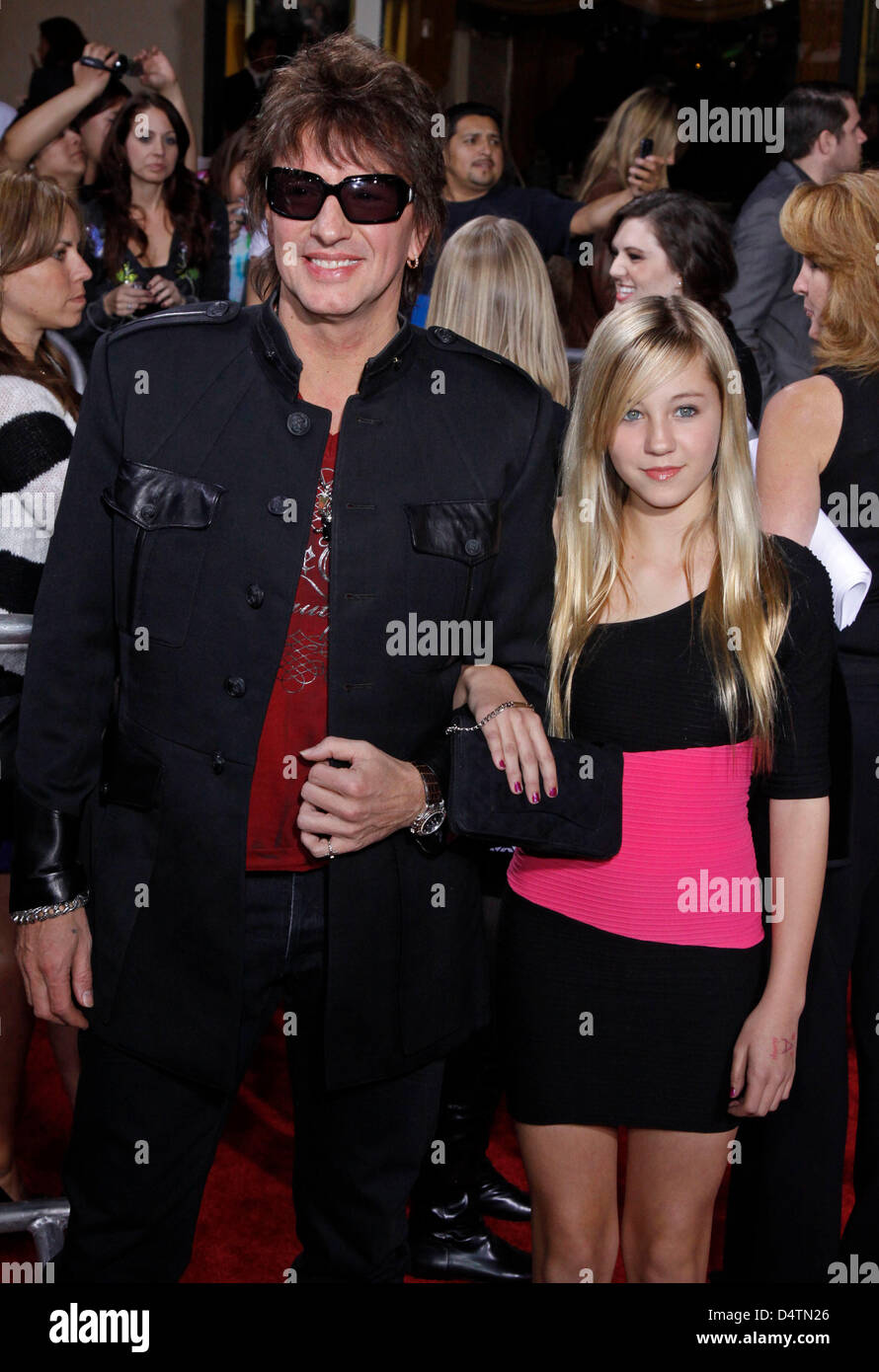 Musician Richie Sambora of the band Bon Jovi and his daughter Ava ...