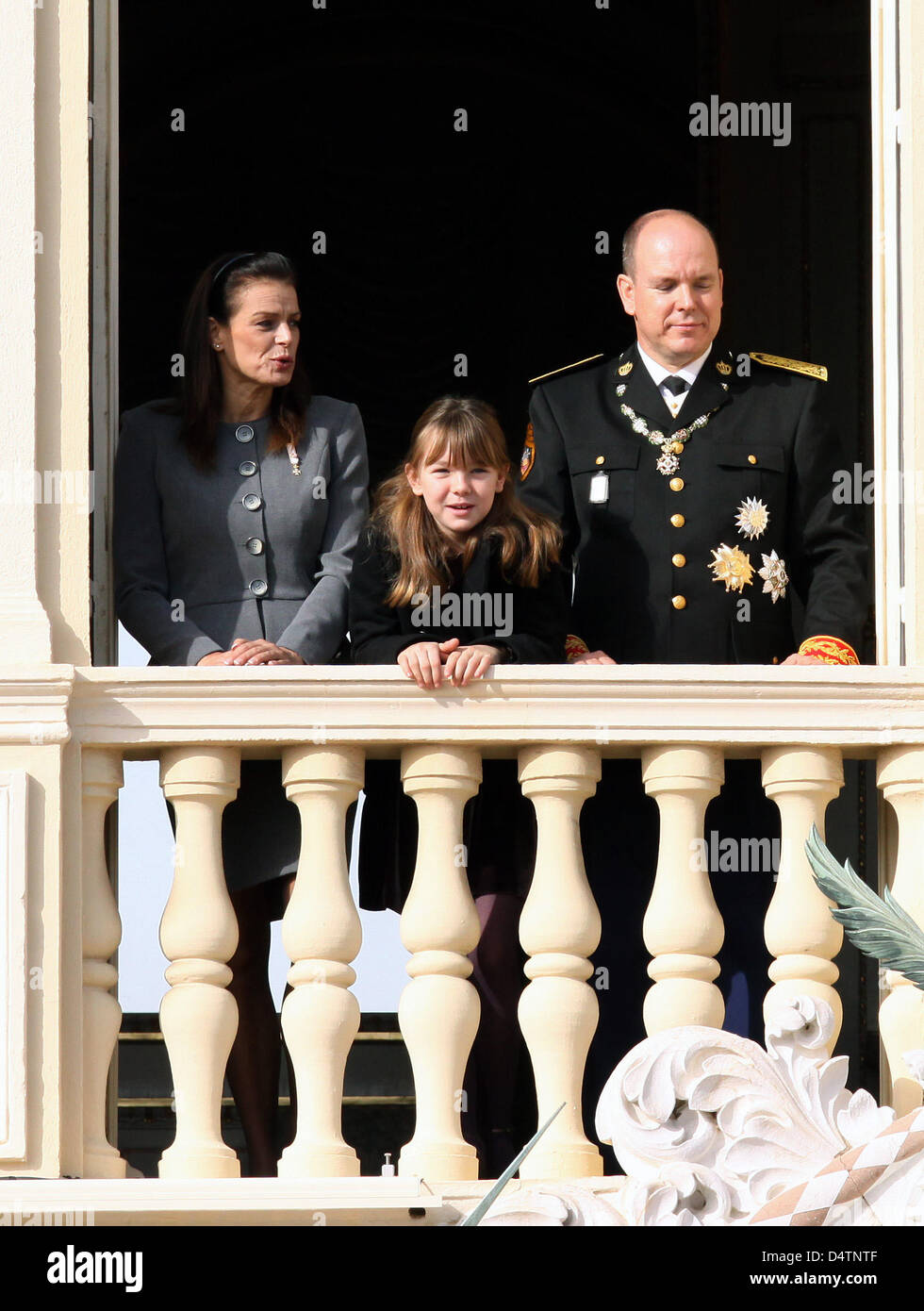 (L-R) Princess Stephanie of Monaco, Princess Alexandra of Hanover and ...