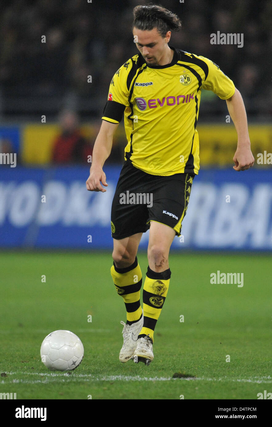 Dortmund?s Neven Subotic shown in action during the German Bundesliga ...