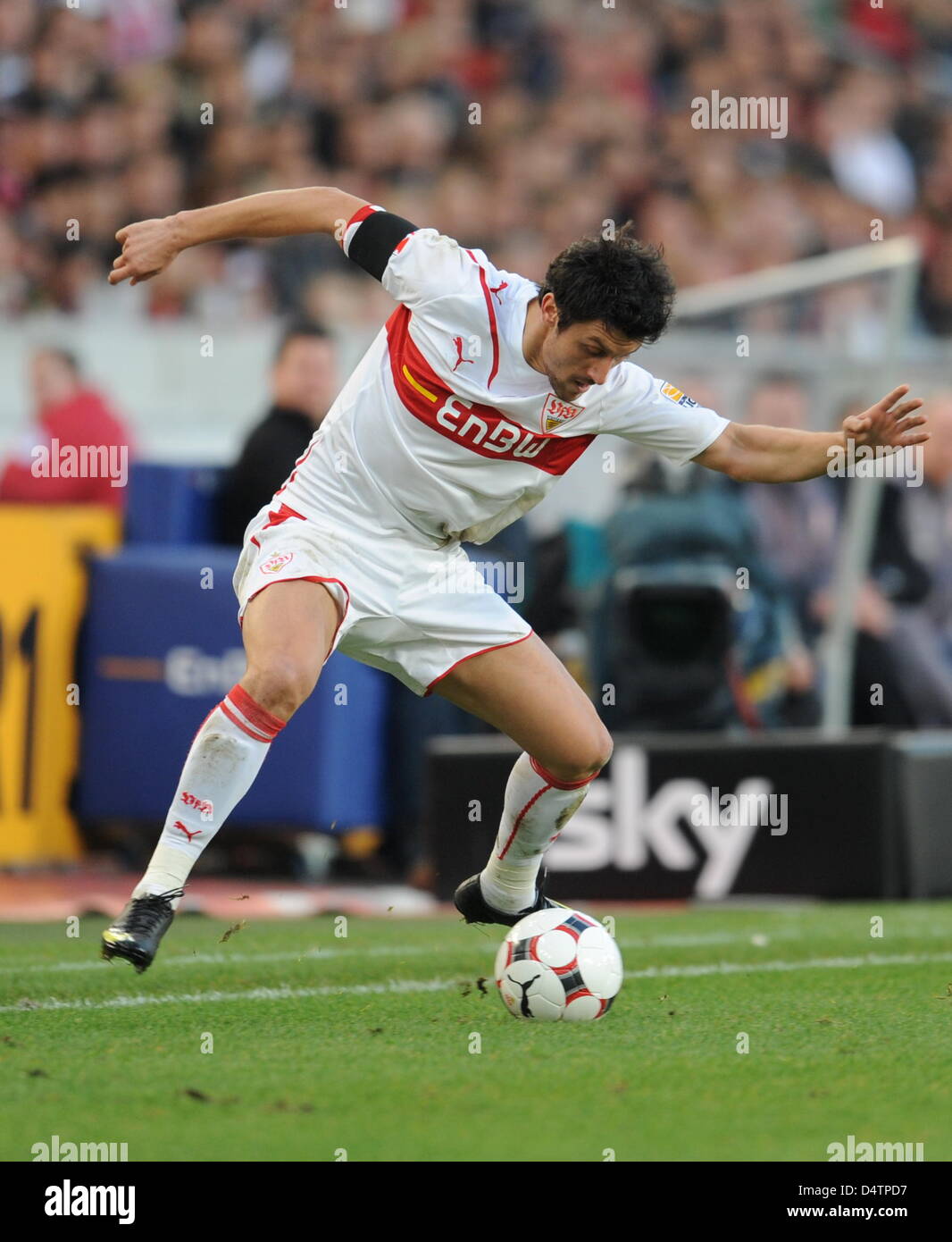Stuttgart?s Zdravko Kuzmanovic shown in action during the German ...
