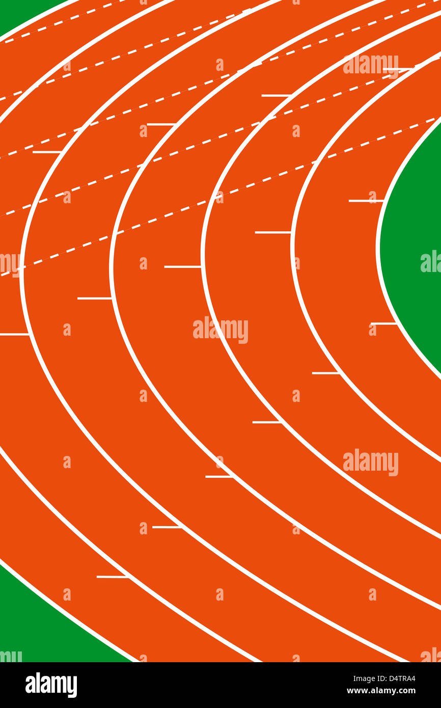 Photo drawing running track sports hi-res stock photography and images ...