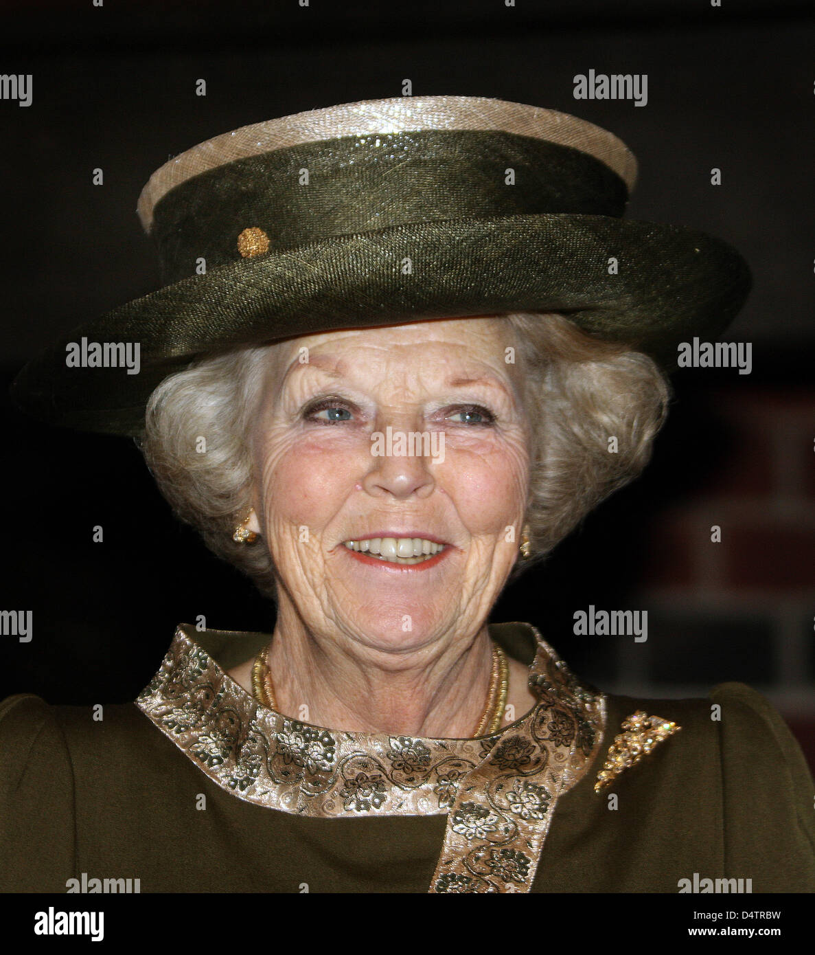 Dutch Queen Beatrix attends the award ceremony of the Queen Wilhelmina ...