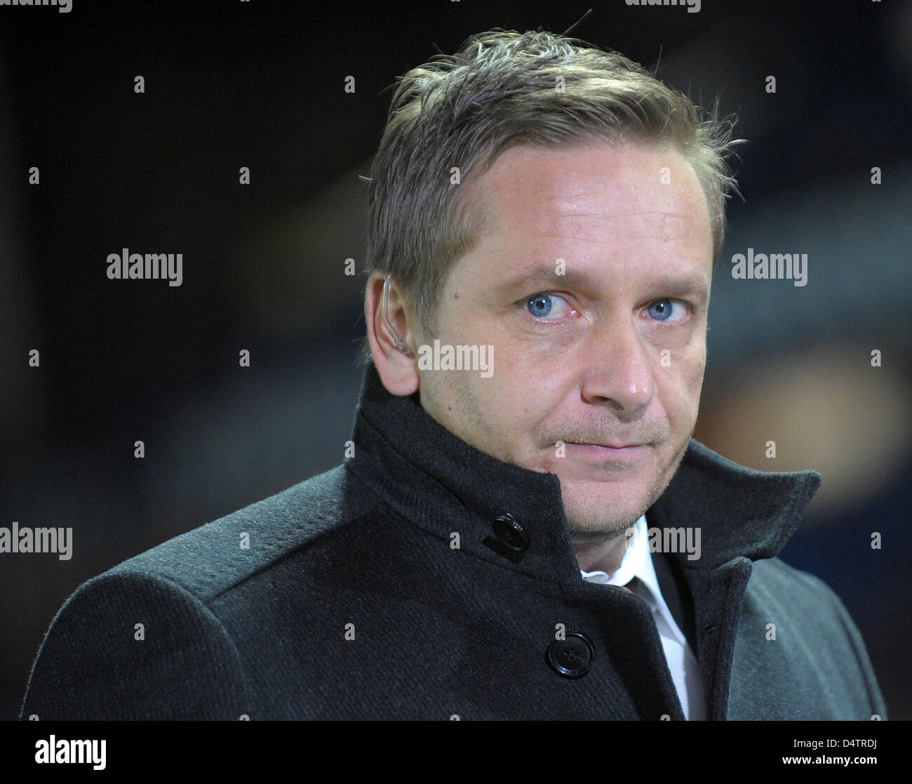 Stuttgart?s manager Horst Heldt pictured after the Champions League ...